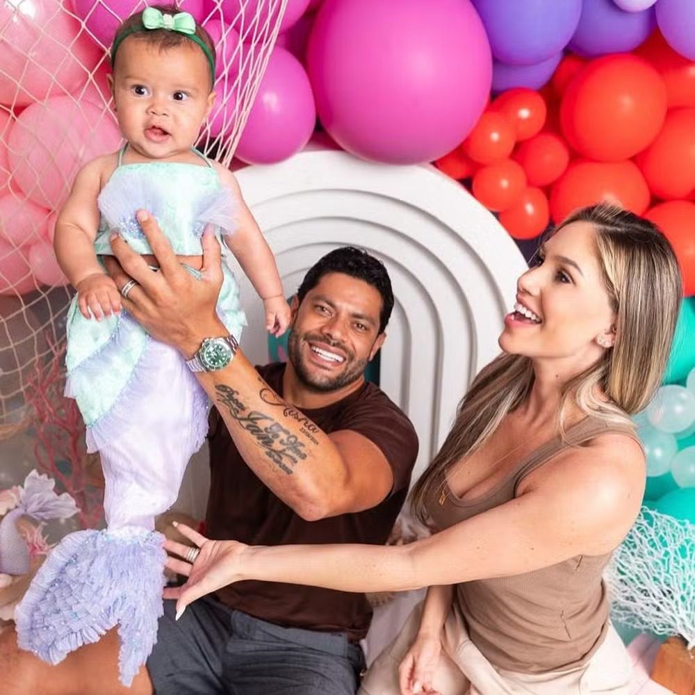 Hulk e Camila Ângelo celebram 'mesversário' da filha caçula com festa ...