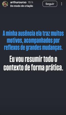 Arthur O Urso e paraibana Luana Kazaki se separam e influenciador de ...
