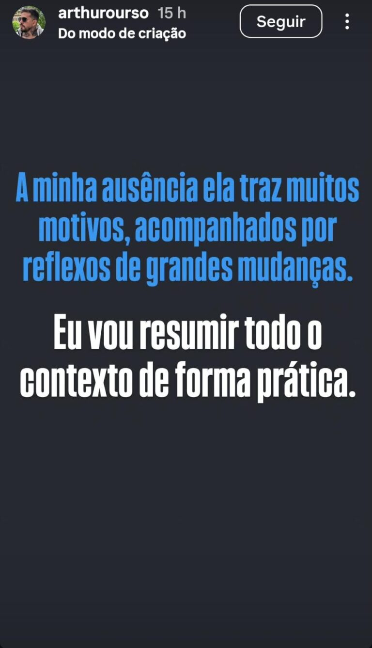 Arthur O Urso e paraibana Luana Kazaki se separam e influenciador de ...