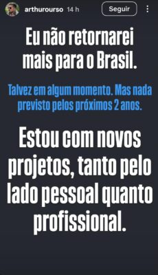 Arthur O Urso e paraibana Luana Kazaki se separam e influenciador de ...