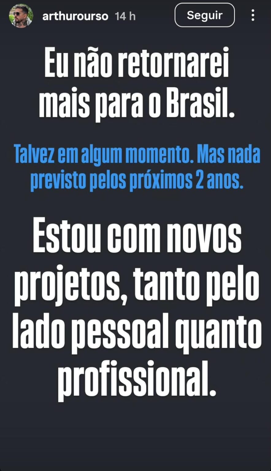 Arthur O Urso e paraibana Luana Kazaki se separam e influenciador de ...