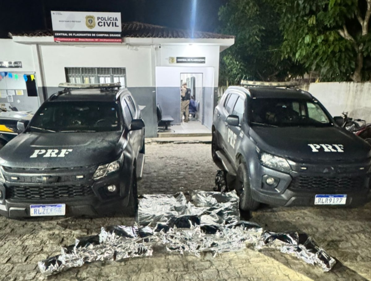 PRF apreende 23 kg de skunk e detém quatro pessoas em Boa Vista na BR-412